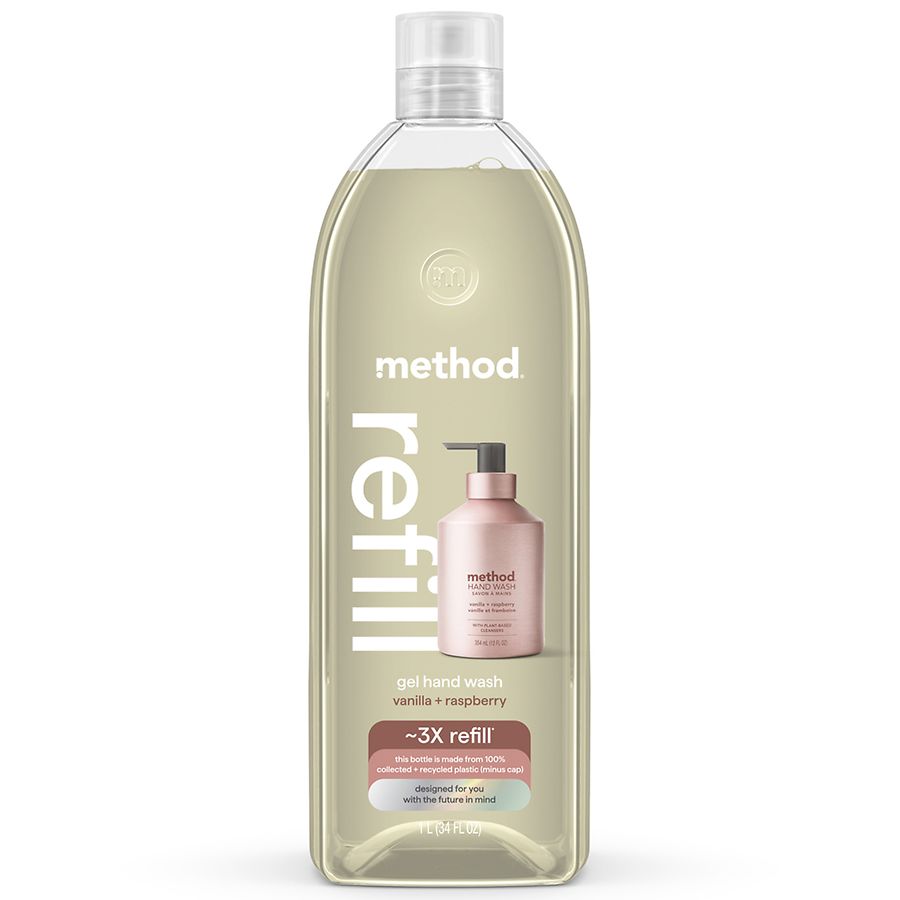 Method Gel Hand Wash Refill Vanilla + Raspberry | Walgreens
