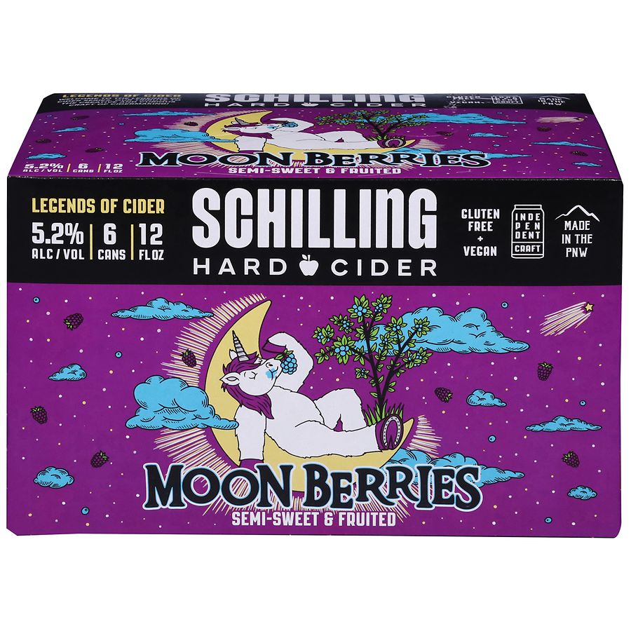 Schilling Cider House Hard Cider Moon Berries | Walgreens