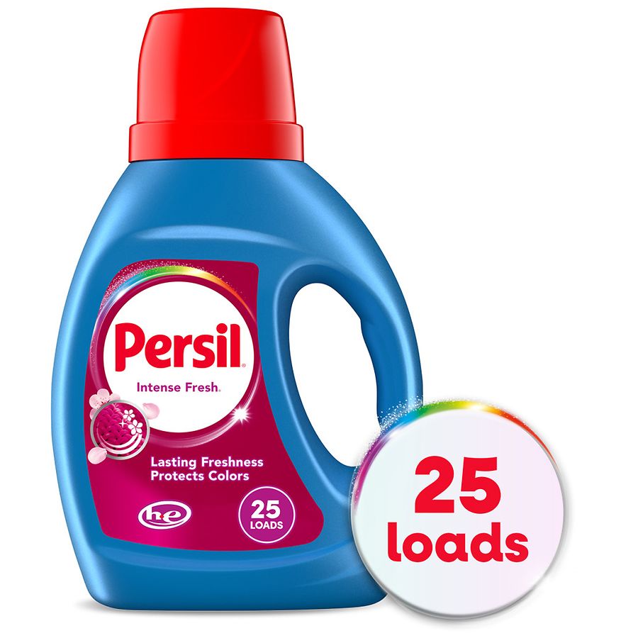 Persil Intense Fresh Everyday Clean Liquid Laundry Detergent, 25 Loads ...