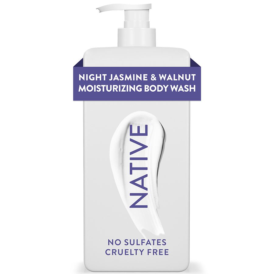 Native Moisturizing Body Wash Night Jasmine & Walnut | Walgreens
