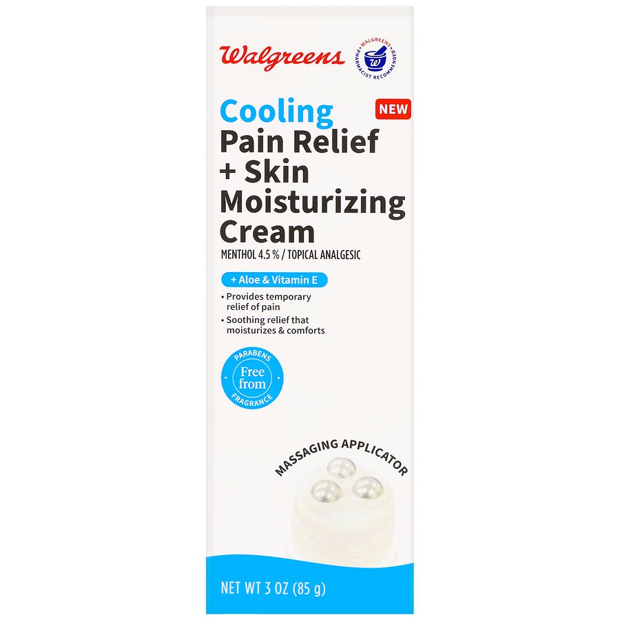 Walgreens Cooling Pain Relief + Skin Moisturizing Cream | Walgreens