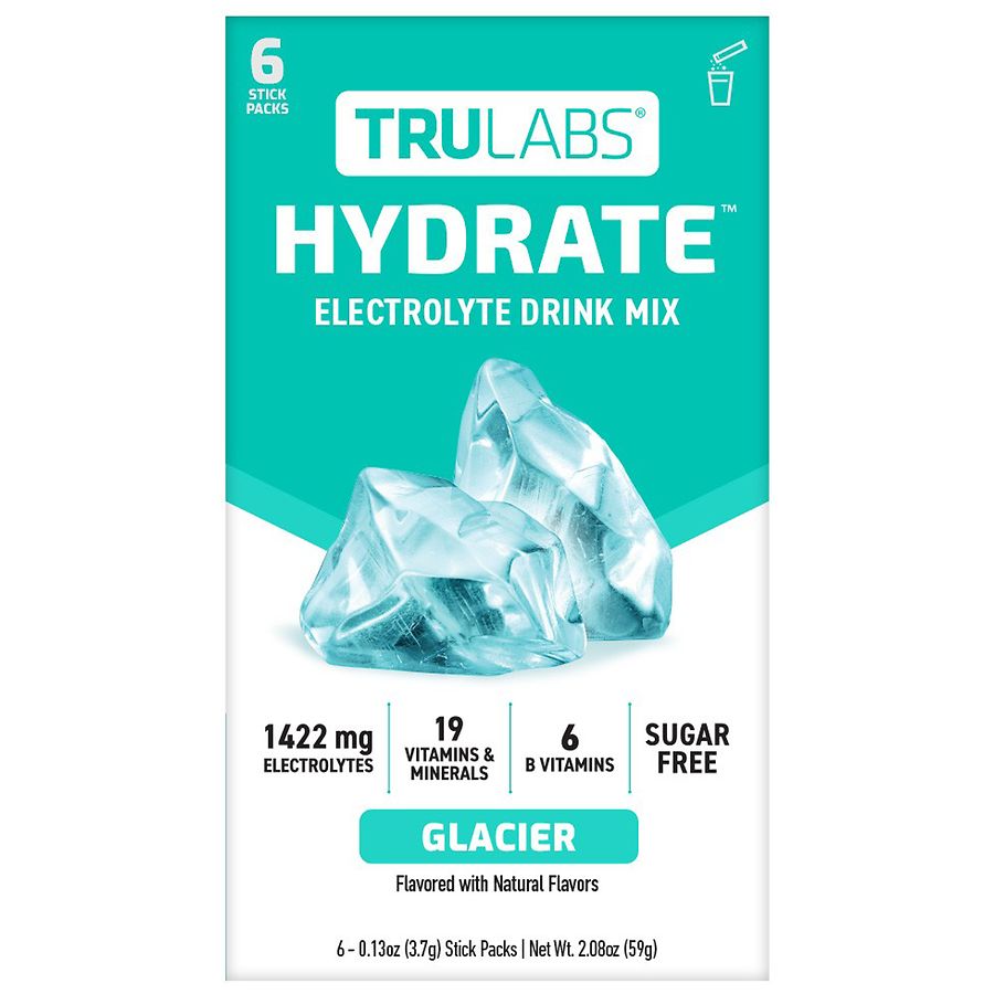 TruLabs Hydrate Electrolyte Drink Mix Glacier | Walgreens