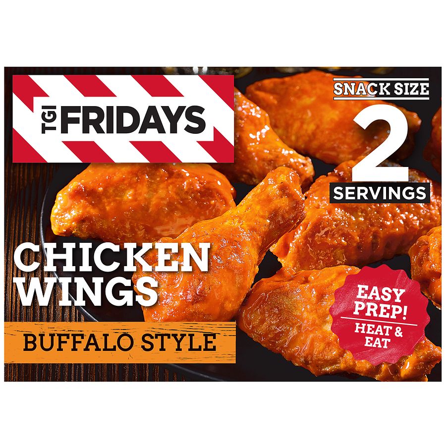 T.G.I. Friday's Frozen Appetizers Buffalo Style Chicken Wings Buffalo ...