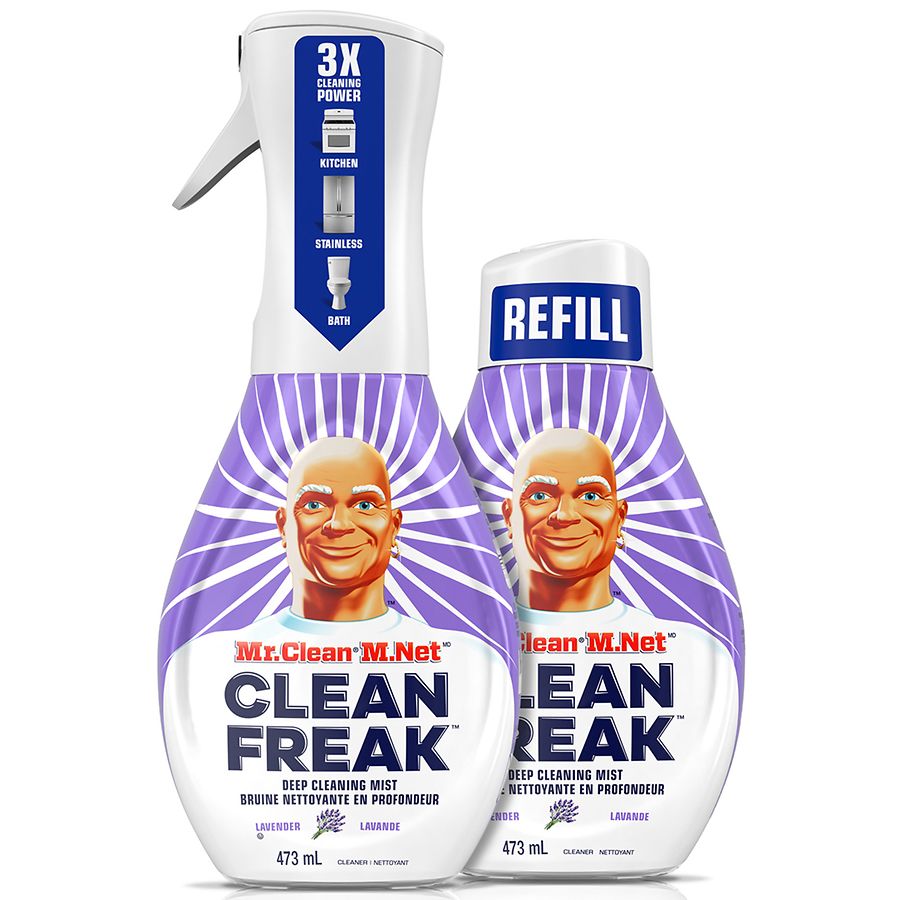 Mr. Clean Clean Freak Deep Cleaning Mist Multi-Surface Spray, Starter ...
