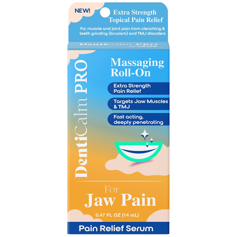 DentiCalm Extra Strength Roll-On Pain Reliever for TMJ and Jaw Pain ...
