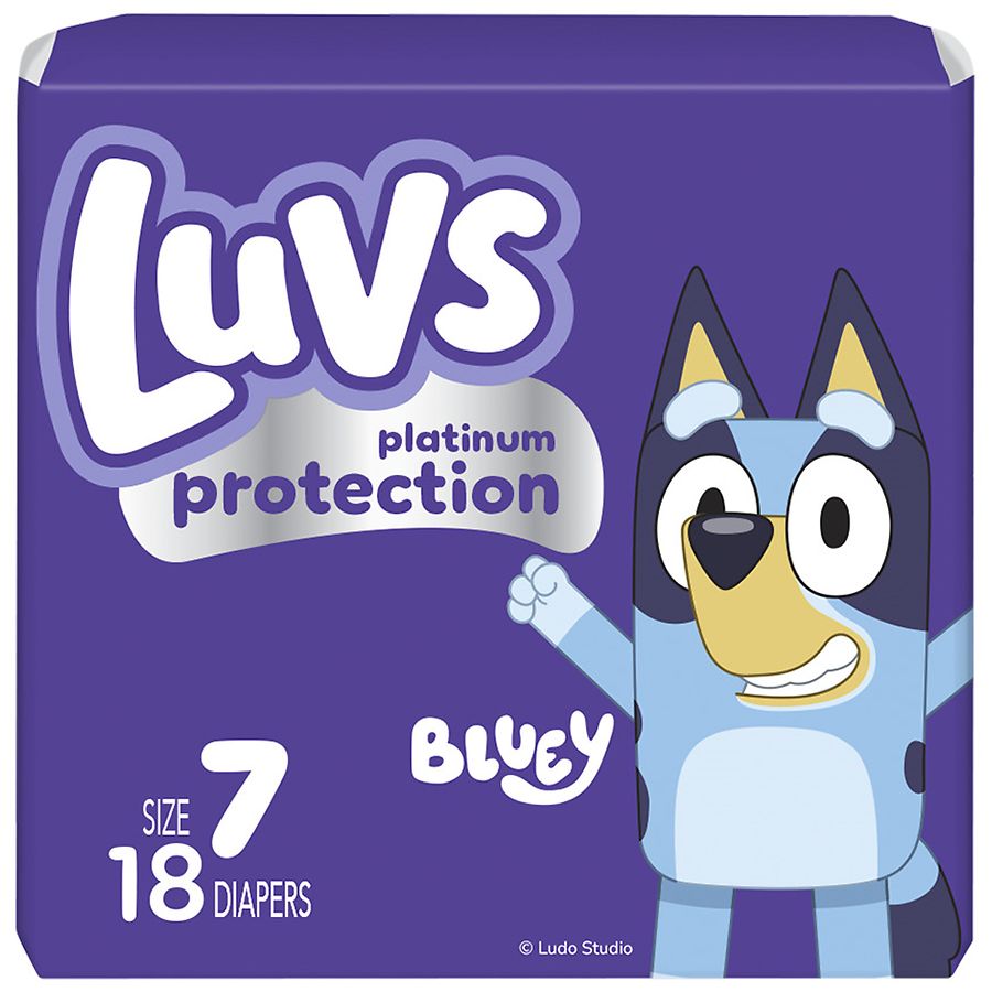 Luvs Platinum Protection Baby Diapers Size 7 (41+ lbs) | Walgreens