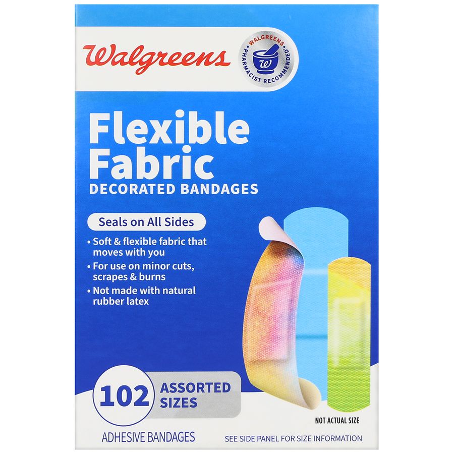 Walgreens Flexible Fabric Decorated Bandages Assorted | Walgreens