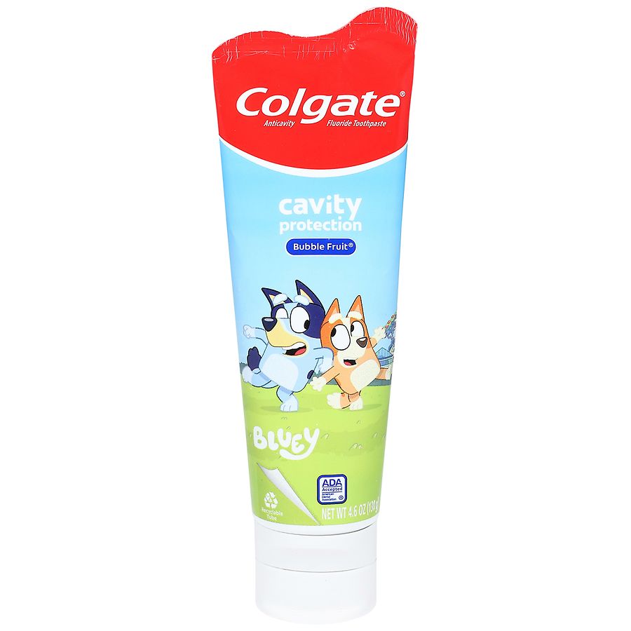 Colgate Toothpaste, Bluey Bubble Fruit | Walgreens