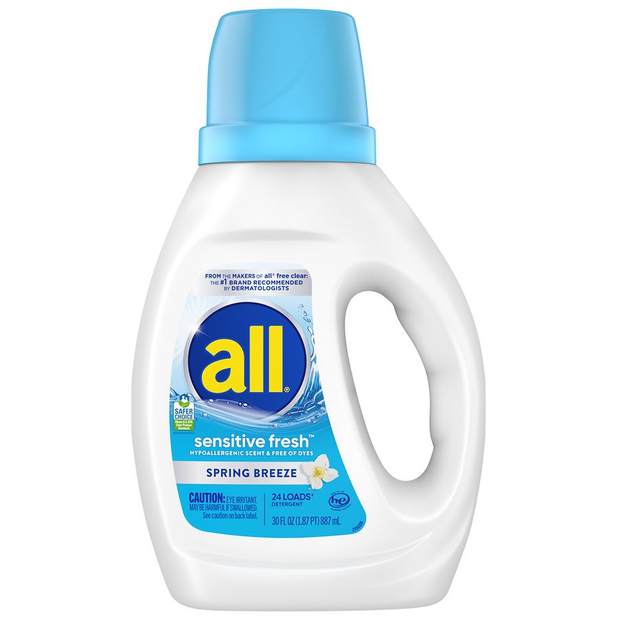 all Sensitive Fresh Liquid Detergent Spring Breeze | Walgreens