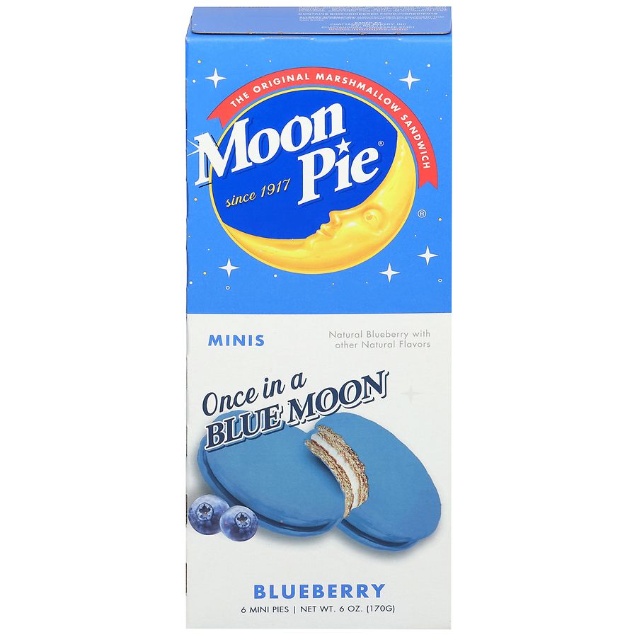 Moon Pie Marshmallow Sandwich Blueberry, Mini | Walgreens