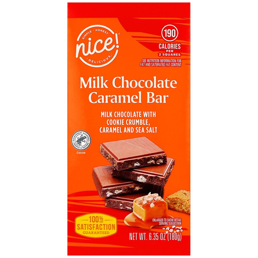 Nice! Milk Chocolate Caramel Bar | Walgreens