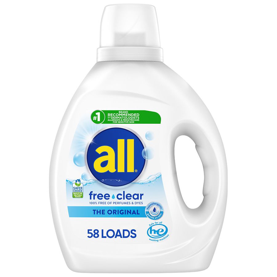 all Liquid Laundry Detergent, Free Clear | Walgreens