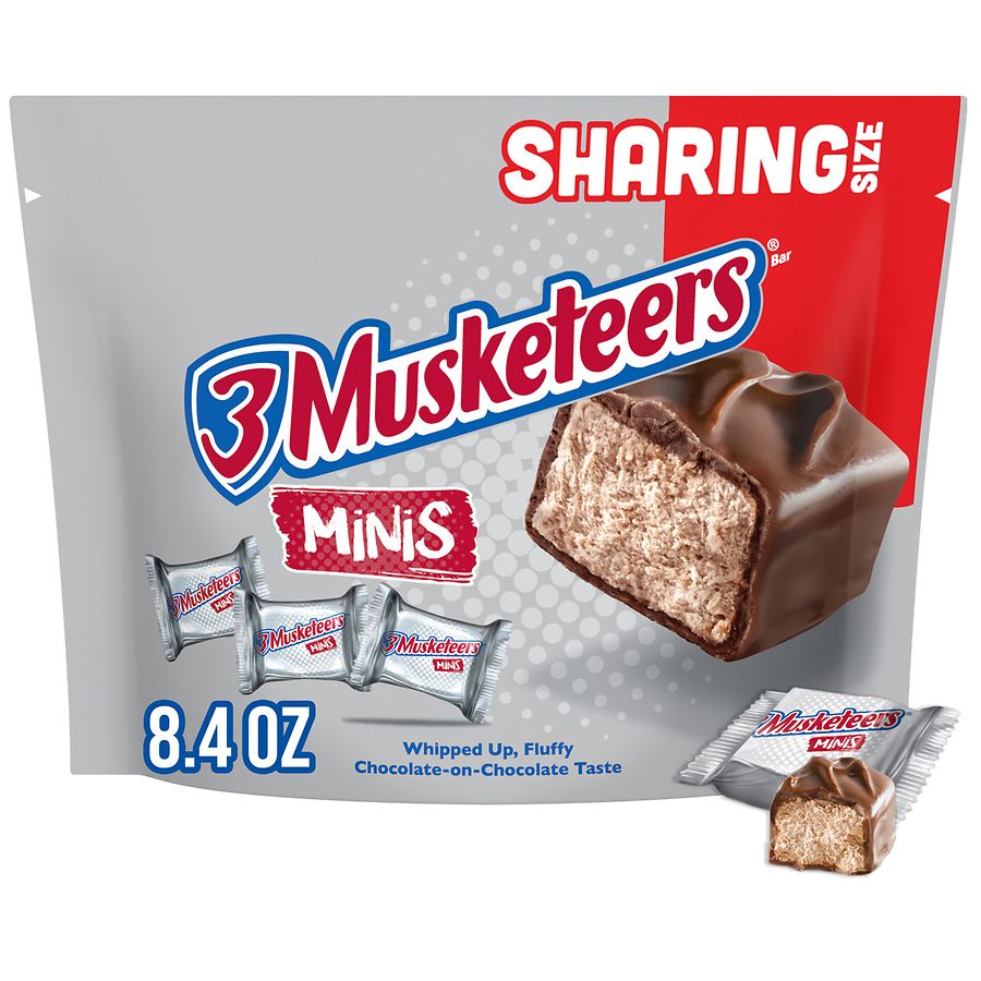 3 Musketeers Minis Milk Chocolate Candy Bars Sharing Size | Walgreens