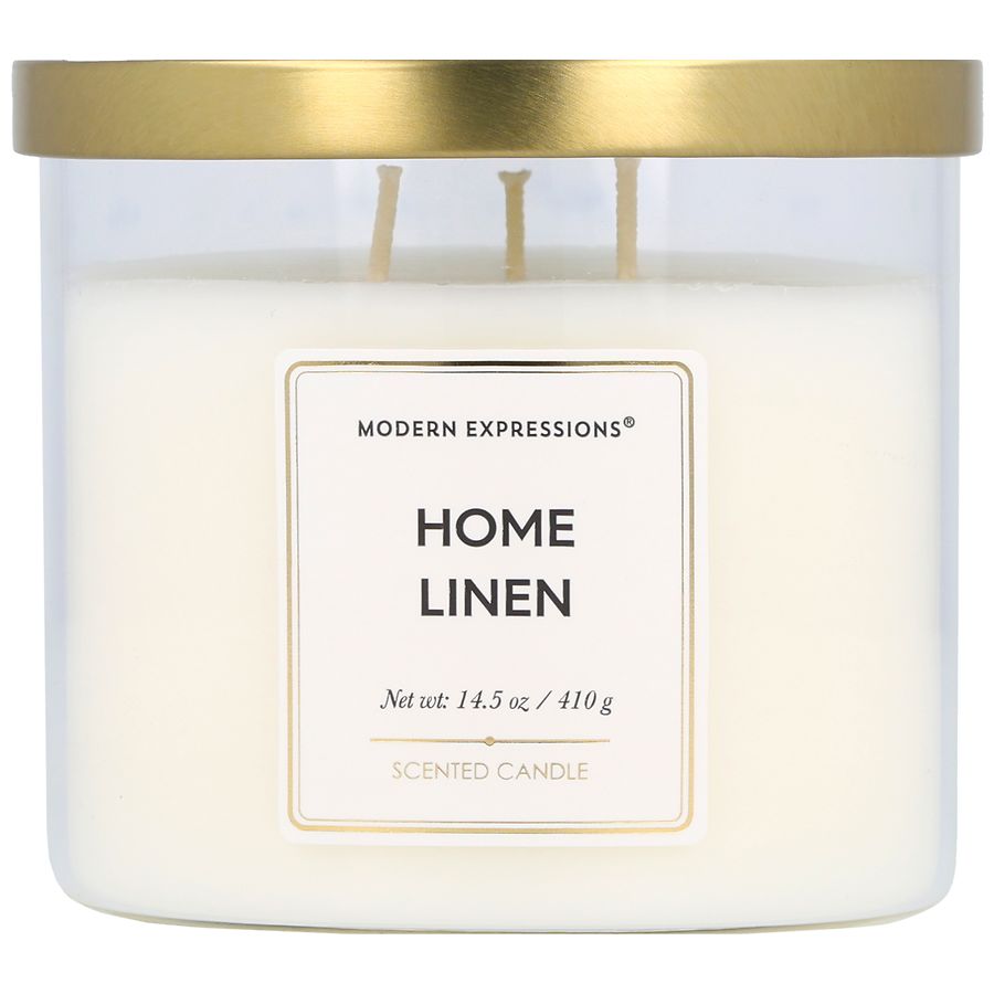 Modern Expressions Scented Candle Home Linen | Walgreens