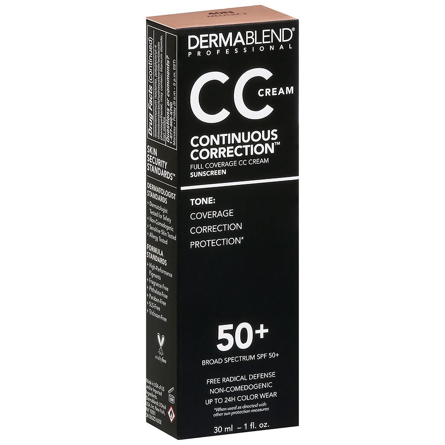 Dermablend Professional Broad Spectrum SPF 50+ Continuous Correction ...