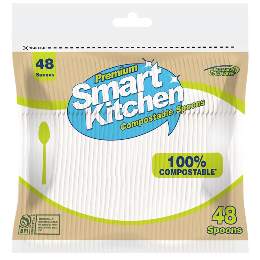 Smart Kitchen Compostable Spoons | Walgreens