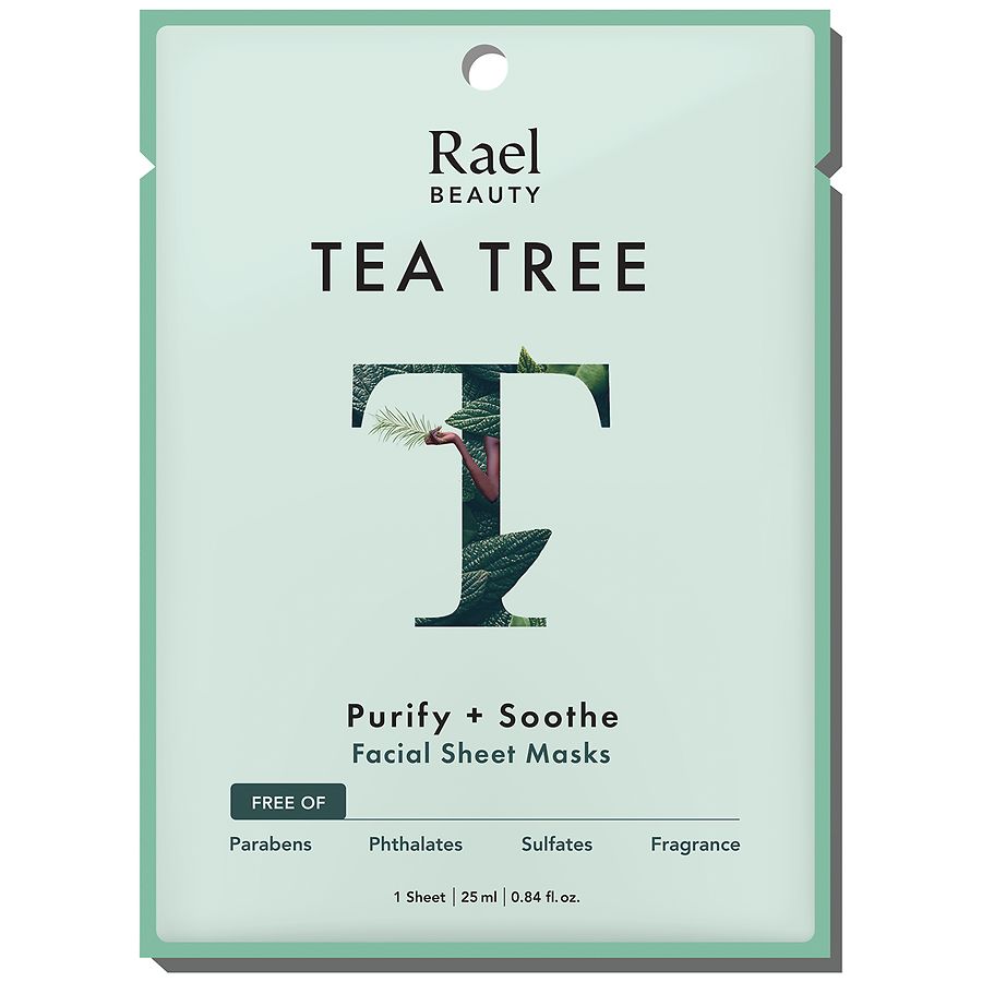 Rael Tea Tree Facial Sheet Mask Purify + Soothe | Walgreens