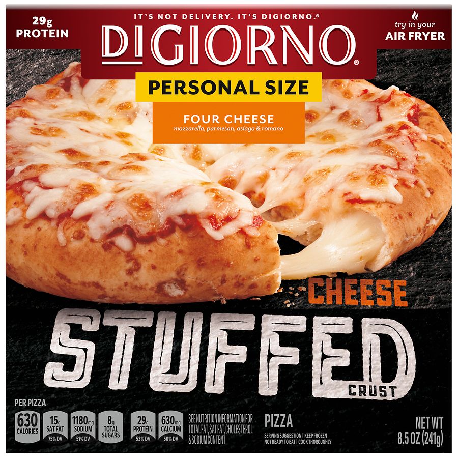 DiGiorno Stuffed Crust Pizza Four Cheese, Personal Size | Walgreens