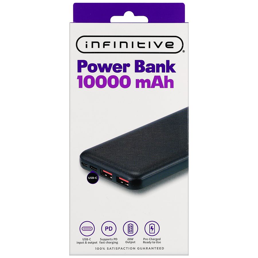 Infinitive Power Bank 10000 mAh | Walgreens