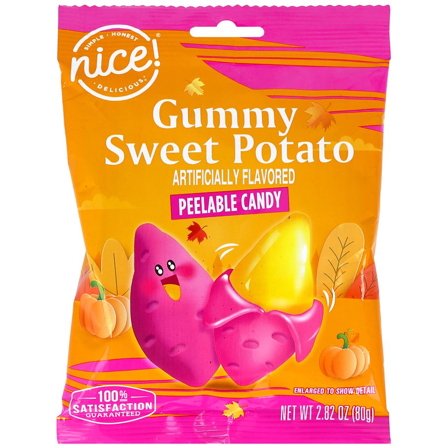 Nice! Gummy Sweet Potato Peelable Candy | Walgreens