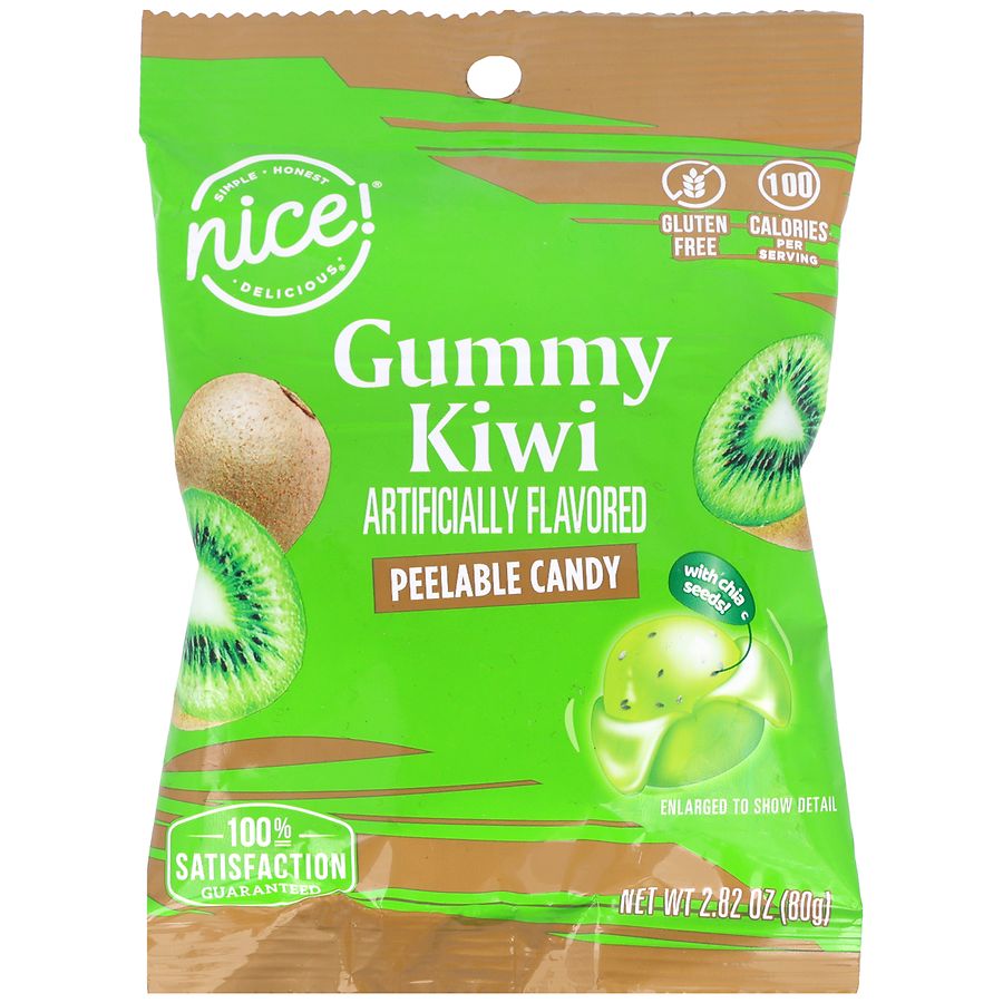 Nice! Gummy Peelable Candy Kiwi | Walgreens