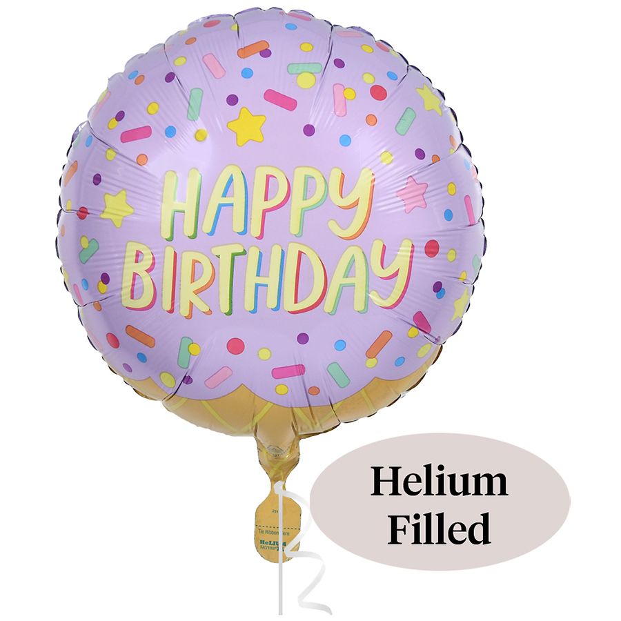 Helium Inflated Foil Balloon Ice Cream Party Birthday 17 x 17 in ...