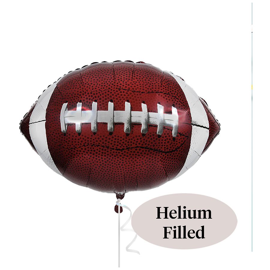 Helium Inflated Foil Balloon Game Time Football 31 x 20 in | Walgreens