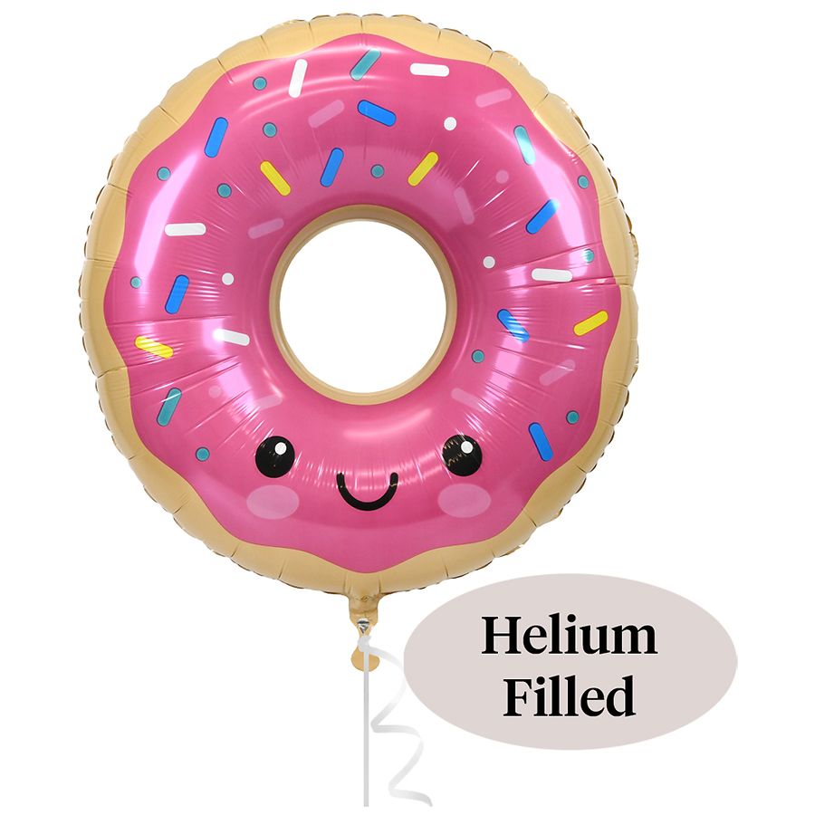 Helium Inflated Foil Balloon Donut 27 x 27 in | Walgreens