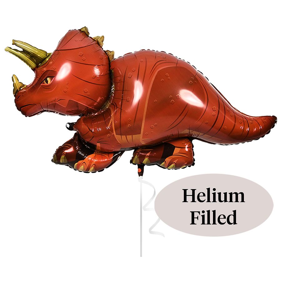 Helium Inflated Foil Balloon Triceratops 42 x 24 in | Walgreens