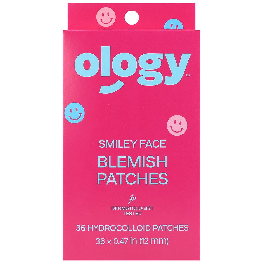 Ology Smiley Face Blemish Patches Assorted | Walgreens