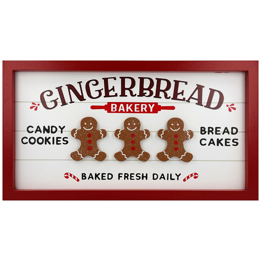 Festive Voice Gingerbread Bakery Sign | Walgreens