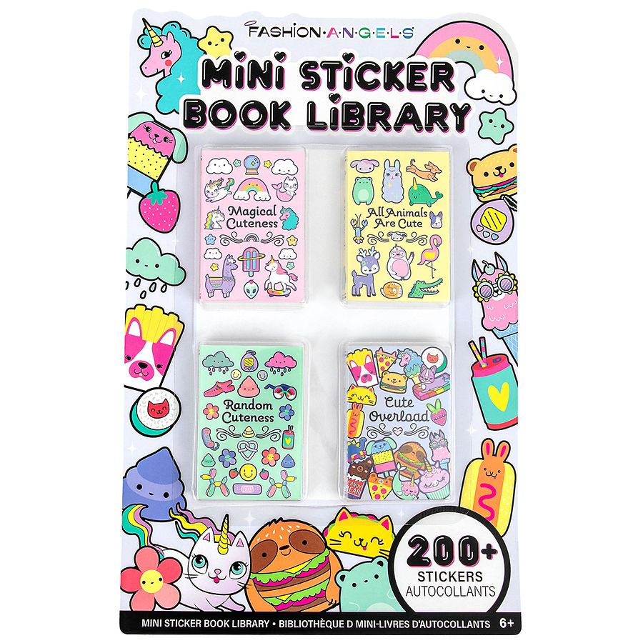 Fashion Angels Mini Sticker Book Library | Walgreens