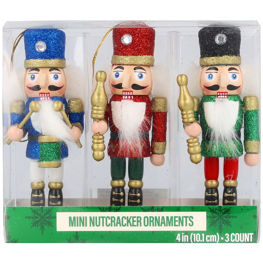 Festive Voice Mini Nutcracker Ornaments | Walgreens