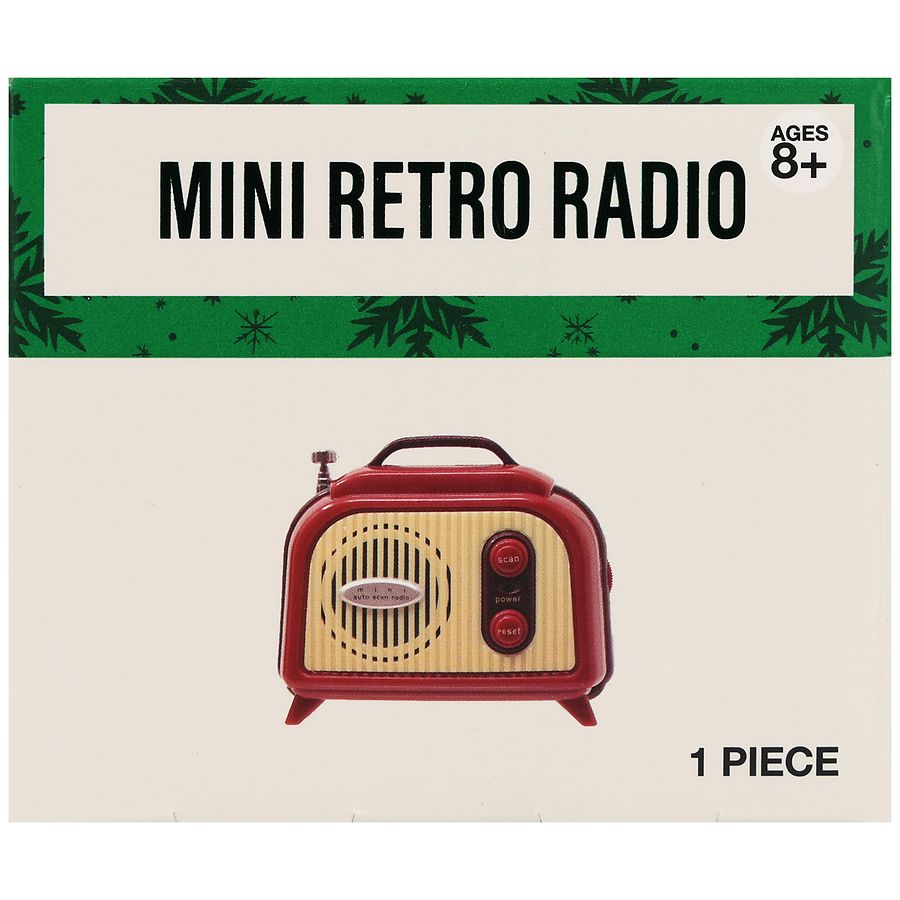 Festive Voice Mini Retro Radio | Walgreens