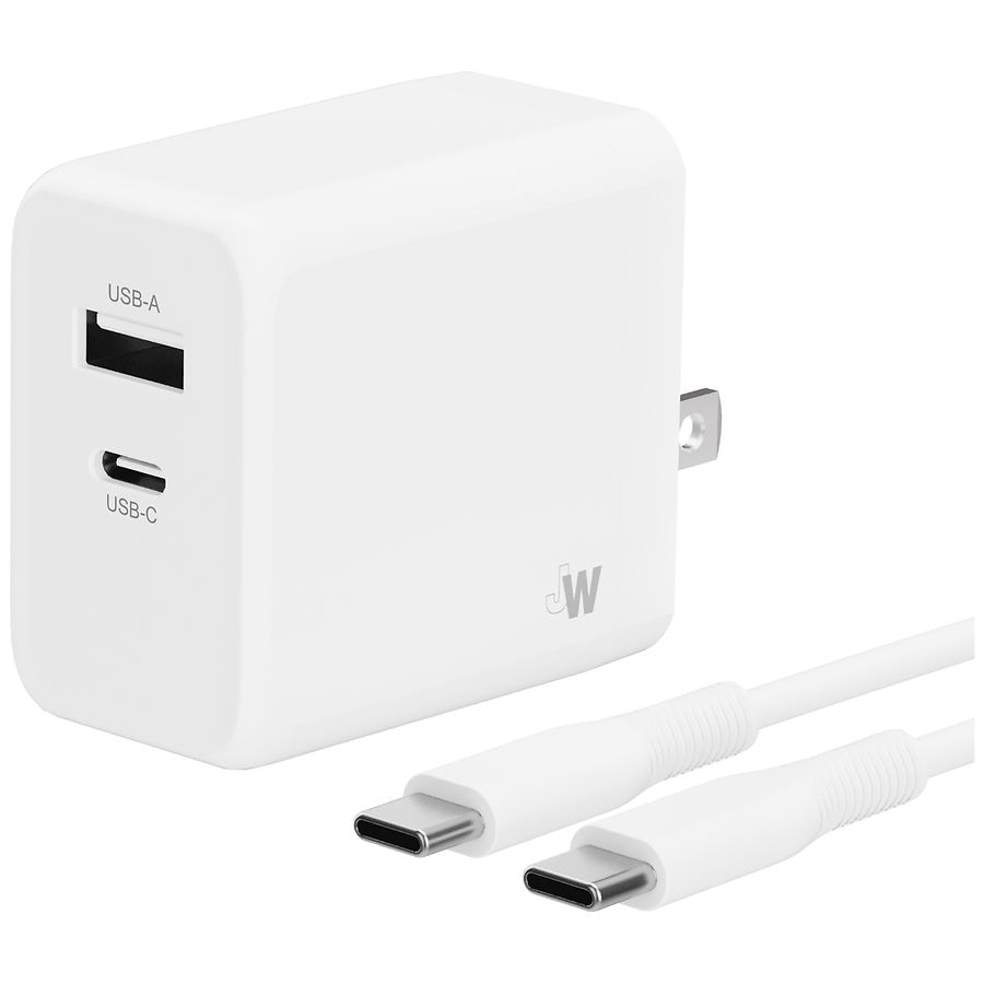 Just Wireless Home Charger Dual Port USB-A / USB-C 65W | Walgreens