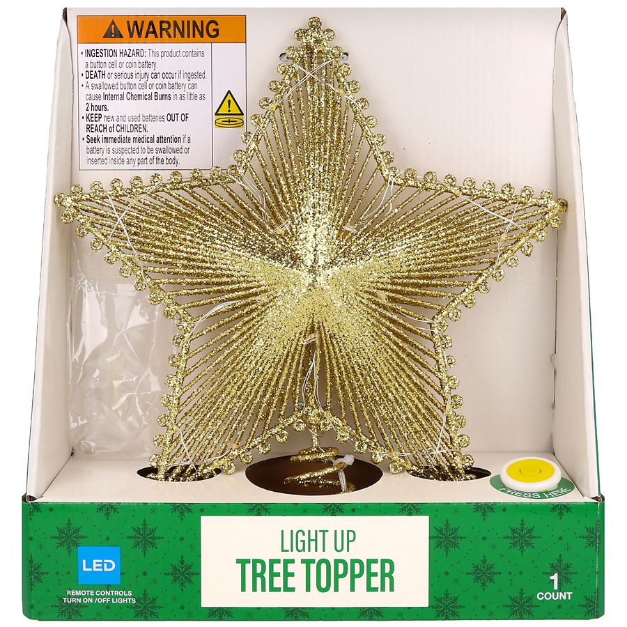 Festive Voice Light Up Tree Topper | Walgreens