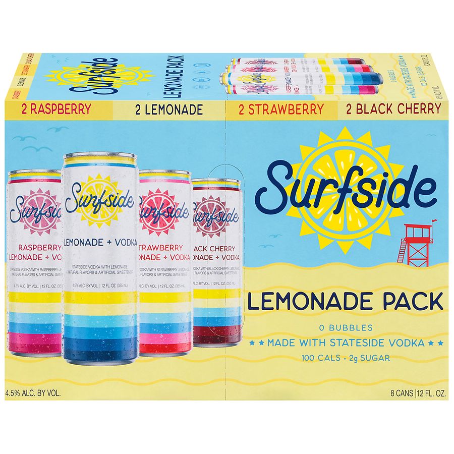 Surfside Lemonade + Vodka Variety Pack | Walgreens