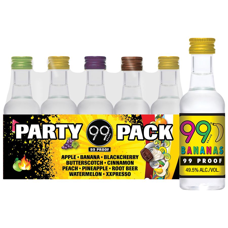 99 Brand Liqueur Variety Party Pack Bottles, 99 Proof | Walgreens