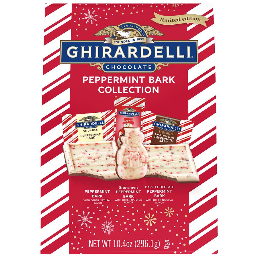 Ghirardelli Holiday Chocolate Collection Peppermint Bark | Walgreens