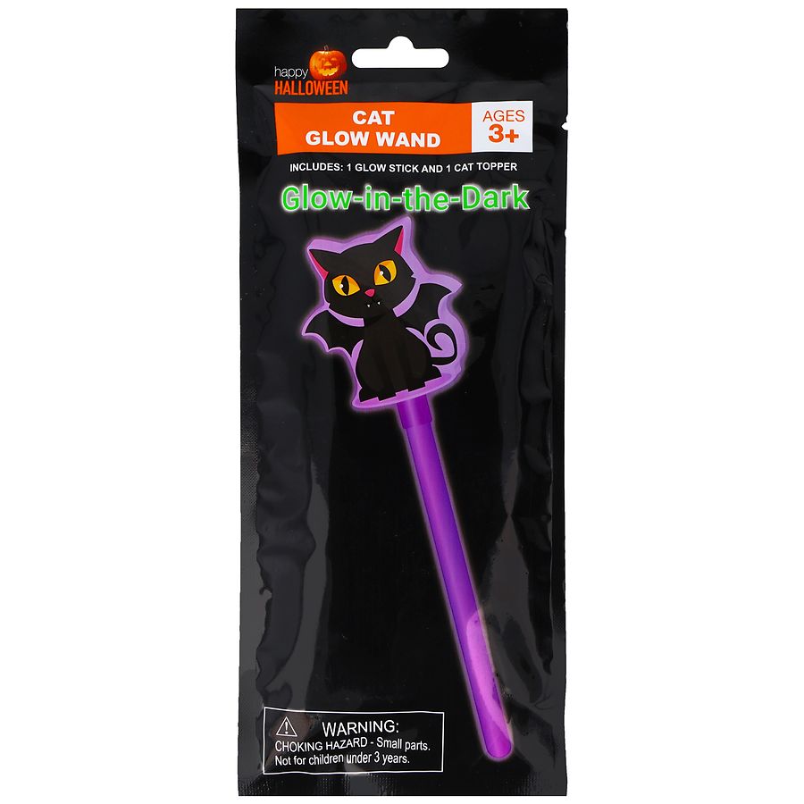 Happy Halloween Glow Wand Cat/Skull Assortment | Walgreens