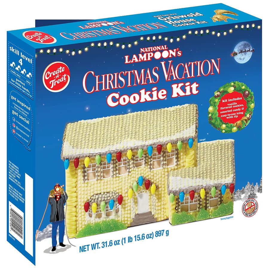 Create A Treat National Lampoon's Baked Cookie House Kit Vanilla ...