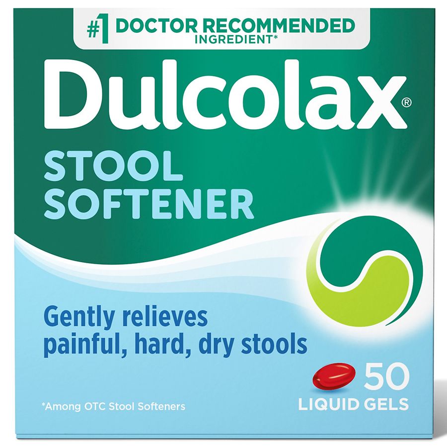 Dulcolax Stool Softener Laxative Liquid Gel Capsules | Walgreens
