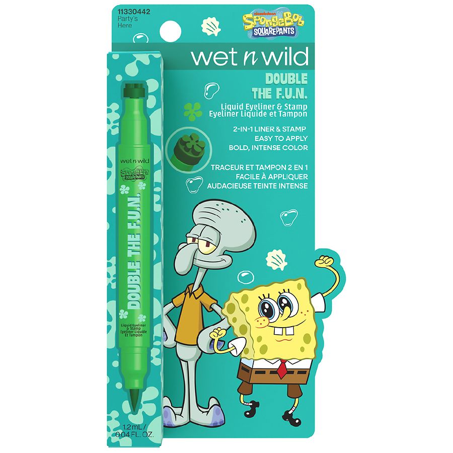 SpongeBob SquarePants x Wet n Wild Liquid Eyeliner Stamper Green ...