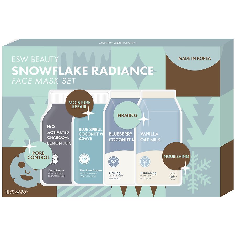 ESW Beauty Snowflake Radiance Face Mask Holiday Set | Walgreens