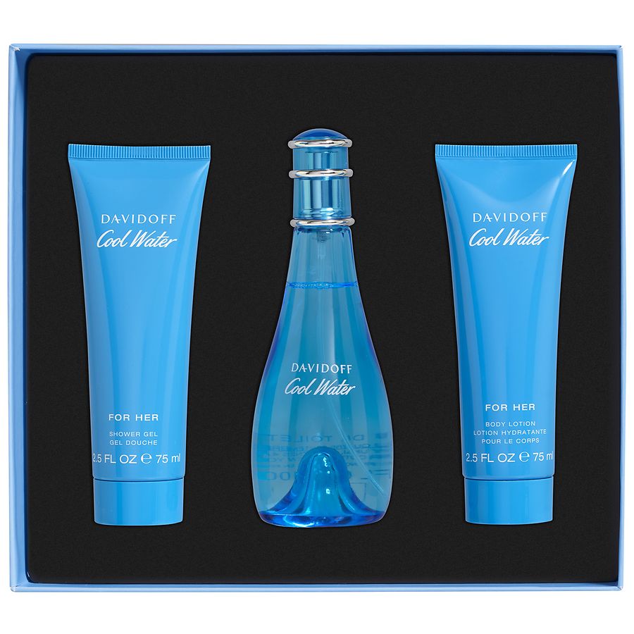 Davidoff Cool Water Woman 3 Piece Gift Set | Walgreens