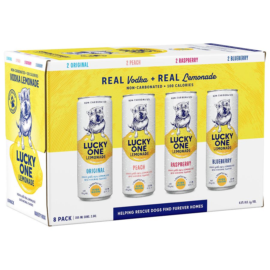 Lucky One Vodka Lemonade Variety Pack, 4.5% Alc/Vol | Walgreens