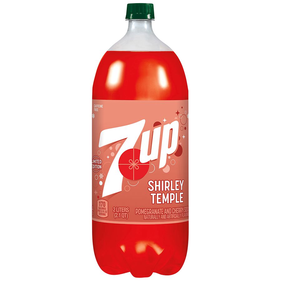 7-Up Shirley Temple Soda Soft Drink Bottle Pomegranate & Cherry | Walgreens