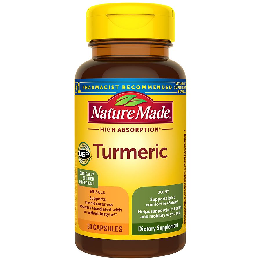 Nature Made High Absorption Turmeric Curcumin Capsules | Walgreens
