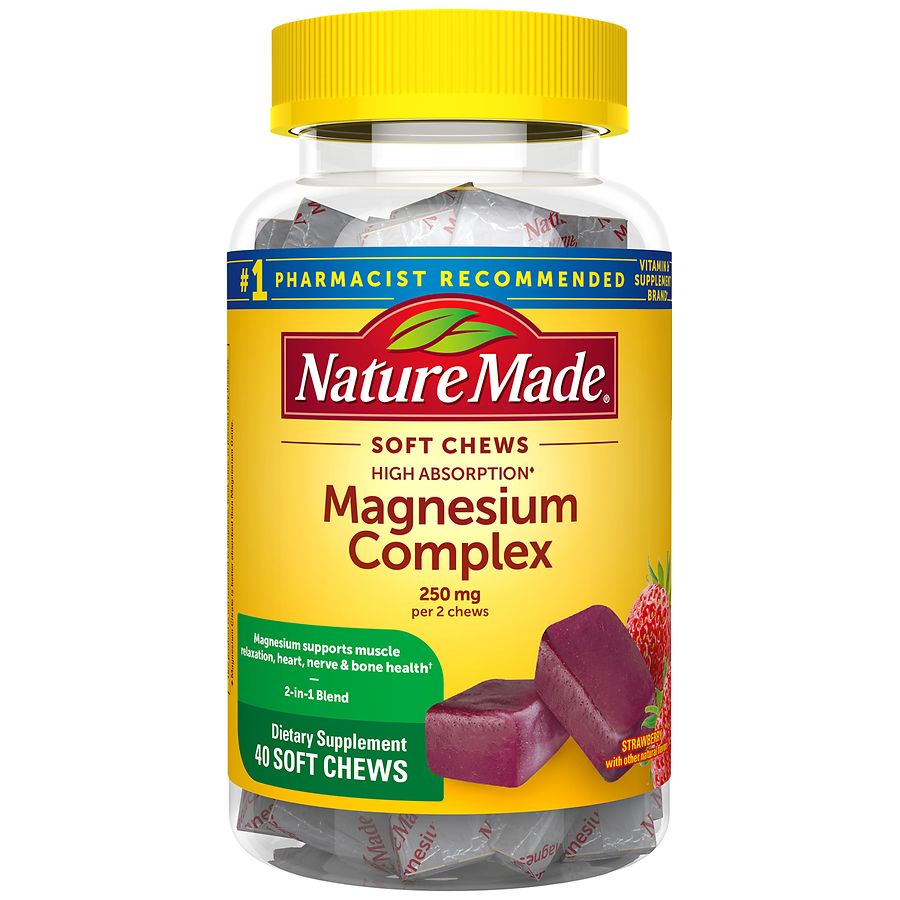 Nature Made High Absorption Magnesium Complex Soft Chews | Walgreens
