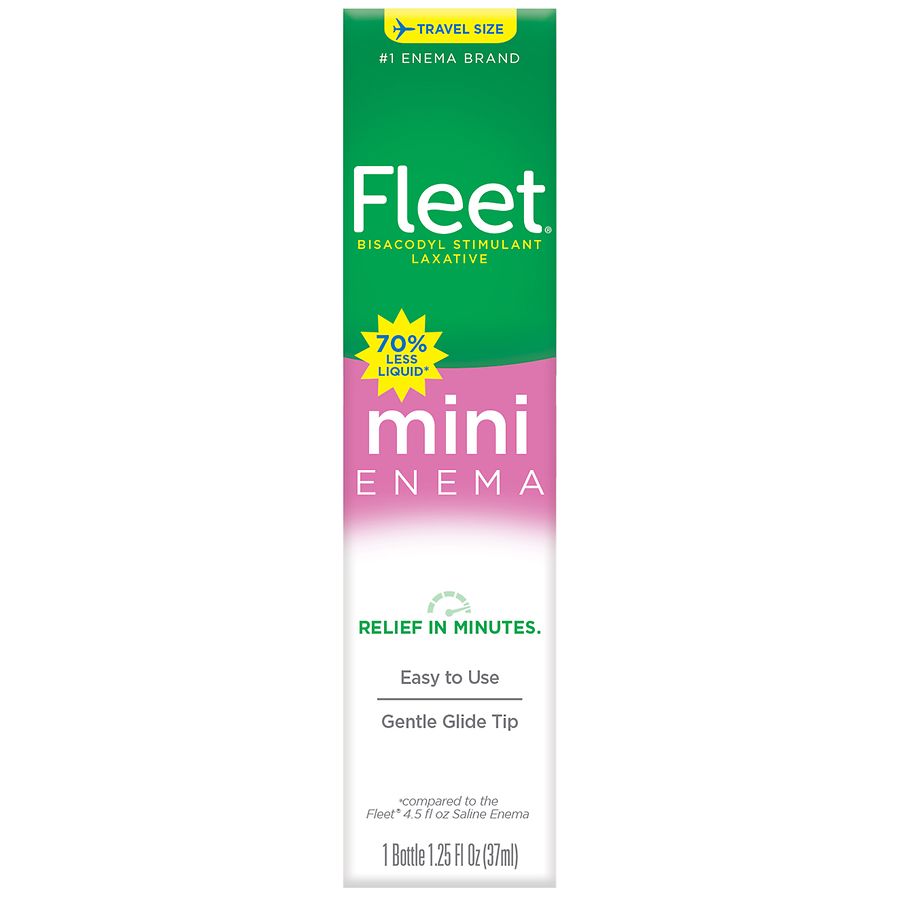 Fleet Bisacodyl Stimulant Laxative Mini Enema | Walgreens
